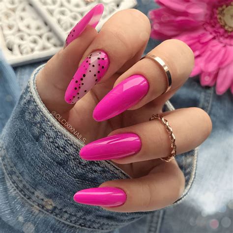 22 Barbiecore Hot Pink Nail Designs For Hot Girls