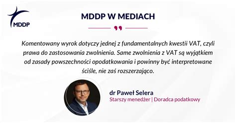 Nie można zawężać preferencji ale nie każdy z niej skorzysta MDDP