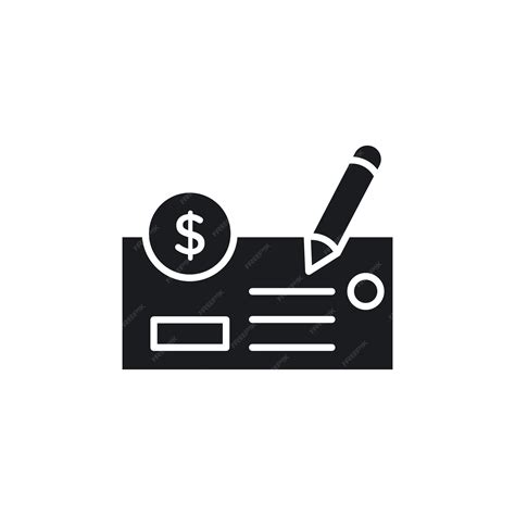 Icon De Chèque Dargent Réglépaiement Chèque Papier Chèque Vectoriel