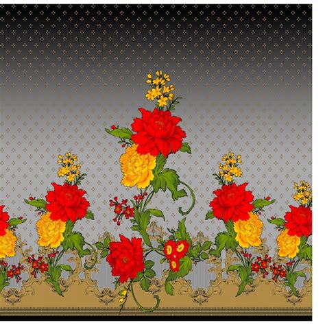 Premium Vector Digital And Textile Design Pattern