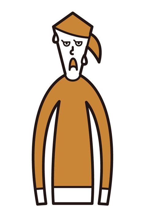 역겨운 사람여자의 일러스트 무료 일러스트 소재집 Kukukeke