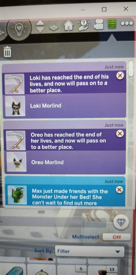 Both Of My Sims Cats Died On Winterfest This Is Not What They Wished