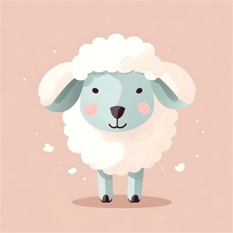 Premium Ai Image Sheep Illustration Ai Generative