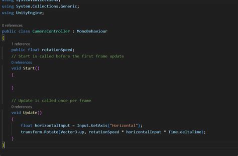 Why When I Spin The Rotation Manually The Camera Rotates Unity