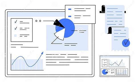Modern Business Analytics Dashboard With Graphs And Reports Stock