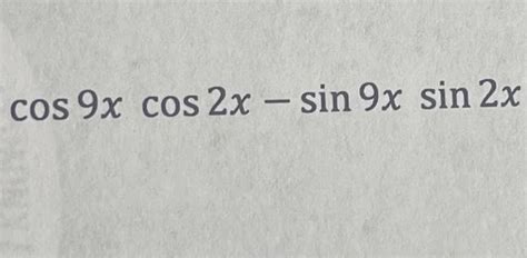Solved 1write In A Single Trigonometric Function