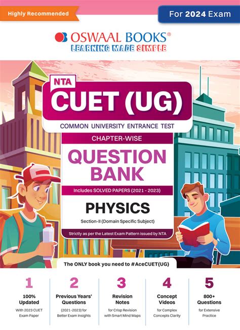 NTA CUET (UG) Physics Question Bank: Chapterwise Prep for 2024 Exam ...