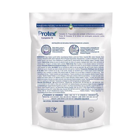 Sabonete Líquido Protex Complete 12 Refil 200ml Extrafarma