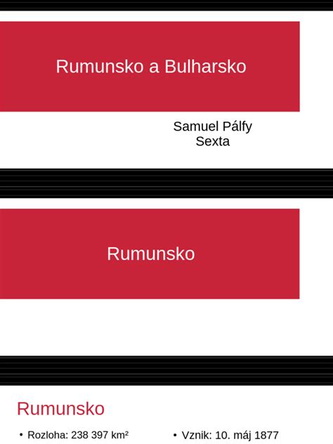 Rumunsko Bulharsko Pdf