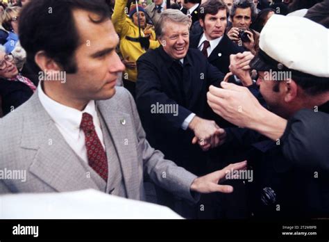 President Elect Jimmy Carter In Crowd In November1976 Photograph By