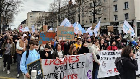 Le Mouvement National Lycéen Du 49 Appelle à Manifester Ce Mardi 16 Mai
