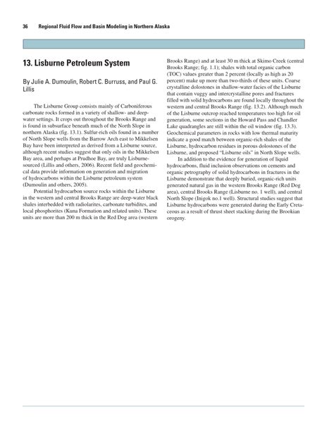 Pdf Lisburne Petroleum System