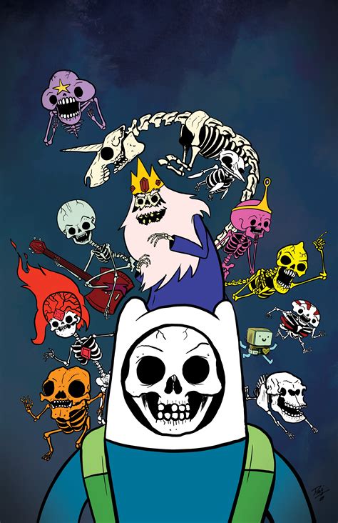 Skeleton Time Print Monsterlegion