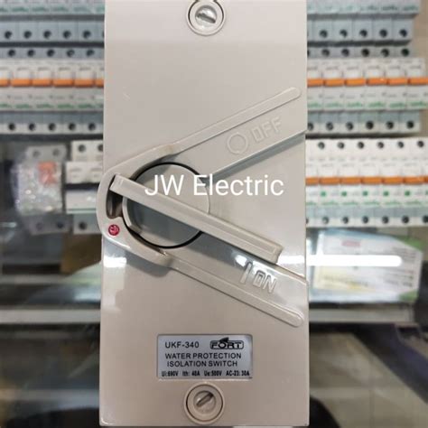 Jual Weather Protection Isolation Isolator Switch 1p 40a Fort Shopee