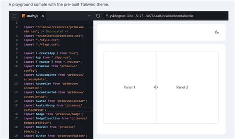 Splitter In The Tailwind Theme Double Clicking On A Split Line Causes