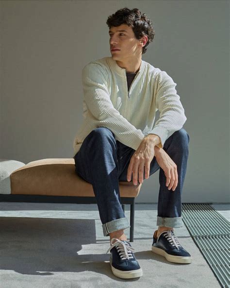 Elegant White Leather Sneakers Men Sneakers In Corio