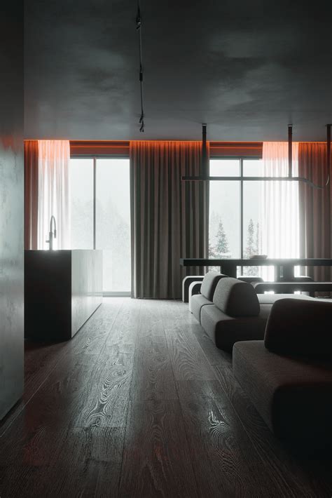 Andrey Ignatenkov Dark Interior Ue5 Visualization