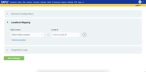 Locally Integration Erply Wiki