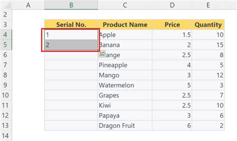 how to auto number in microsoft excel spreadcheaters