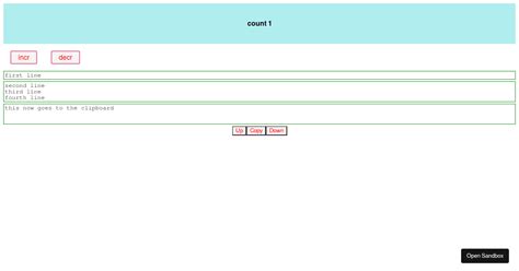 My Overmind Template Codesandbox