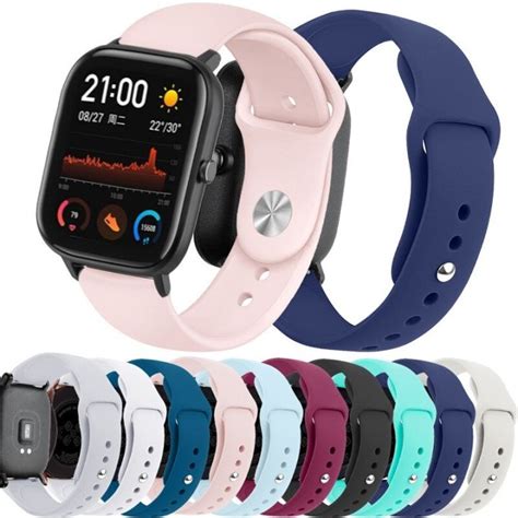 Mm Mm Silicone Band For Amazfit GTS E GTS Mini GTR Mm Mm GTR Pro E