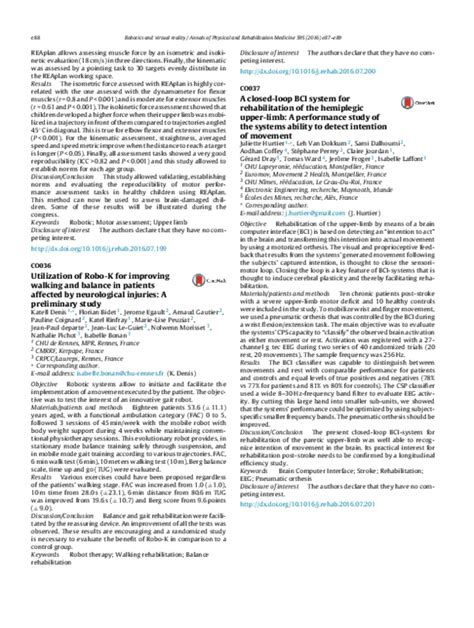pdf a closed loop bci system for rehabilitation of the hemiplegic