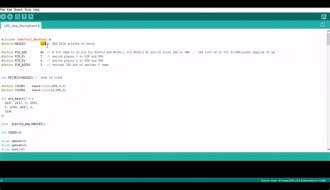 arduino led race game using ws2812b leds strip