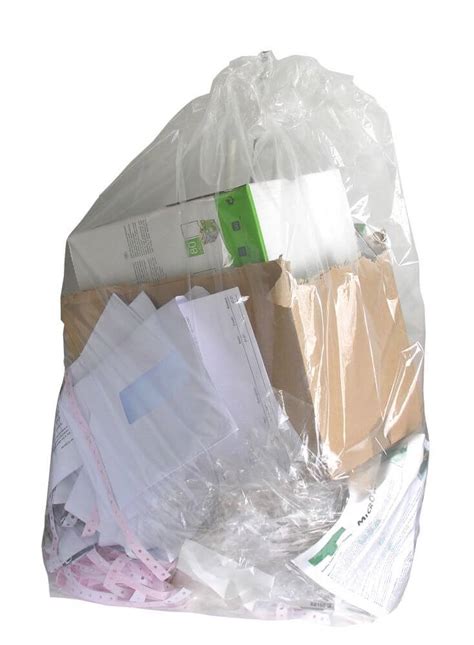Clear Compactor Sacks Large 1 × 100 Smudge And Dribble