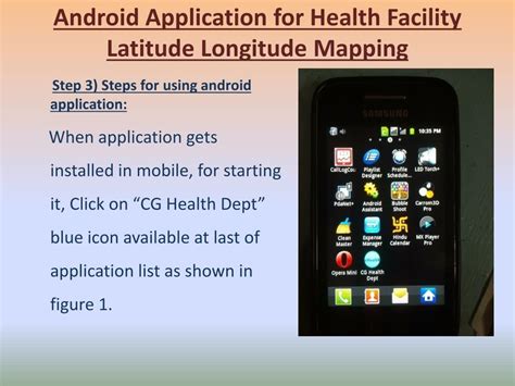 Ppt Mobile Based Android Application For Health Facility Latitude Longitude Mapping Powerpoint