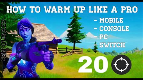 How To Warm Up Like A Pro Aimedit Courses In Fortnite Chapter 2 Youtube