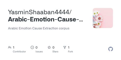 Github Yasminshaaban Arabic Emotion Cause Extraction Corpus