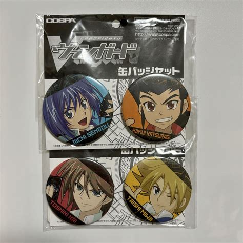 【中古】カードファイトヴァンガード 缶バッジセット アイチ 櫂 カムイ 三和 メルカリ
