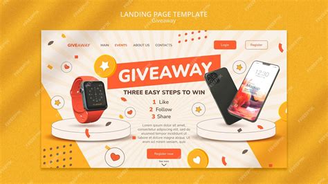 소셜 미디어 경품 템플릿 디자인 무료 Psd 파일