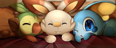 Scorbunny Grookey Sobble Pokemon Sword And Shield 4k 8 Wallpaper