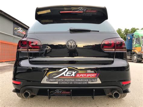 Golf Mk6 Gti Rear Diffuser Maxton Black Rexsupersport Specializes