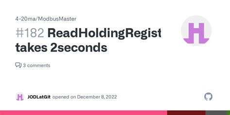 ReadHoldingRegisters Takes 2seconds Issue 182 4 20ma ModbusMaster