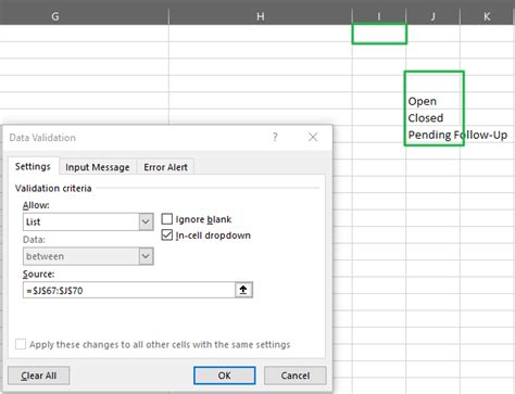 How To Add A Blank Option In A Data Validation Drop Down List Google