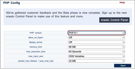How To Upgrade Your PHP Version Via KonsoleH Xneelo Help Centre