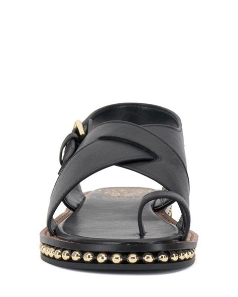 Vince Camuto Ciela Toe Loop Sandal In Black Lyst