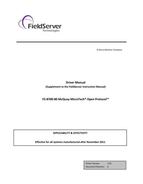 Mcquay Microtech 2 Controller Manual