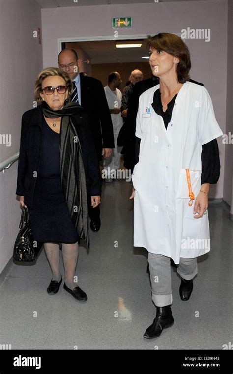 Bernadette Chirac And Mireille Darc Attending The Plus De Vie Event At The Hopital Of