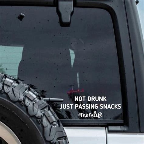 Passing Snacks Car Decal Etsy