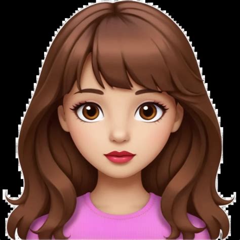 A Girly Girl With Medium Skin Soft Pinkish Cheeks Large Bambi Dark Hazel Eyes With Long