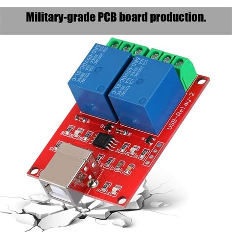 Interruptor De Relé De Pc Módulo De Relé Usb De Computadora De 2