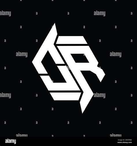 Or Logo Monogram Hexagon Modern Abstract Shape Vector Images Design