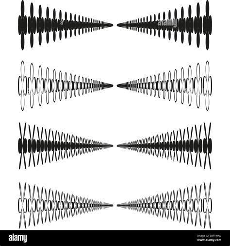 Abstract Rows Pattern Geometric Repeating Shapes Black White Forms