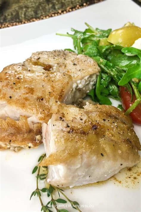 Seared Grouper In Lemon Thyme Sauce With Arugula Avocado Salad