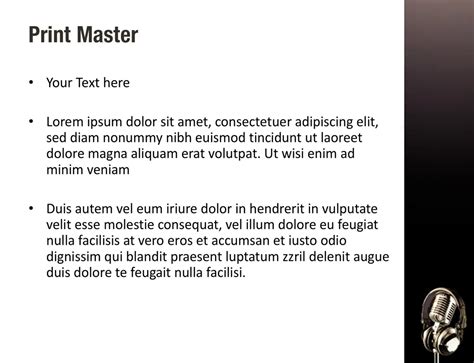 Audio Recording PowerPoint Templates Audio Recording PowerPoint Backgrounds Templates For