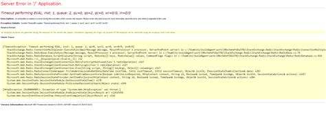 Azure Redis Session State Error Timeout Performing Eval Inst Queue