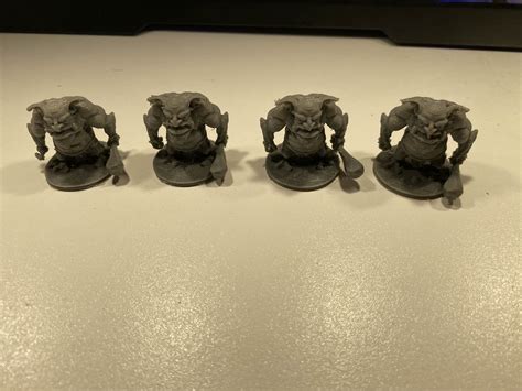 👹 Ogre Fantasy Modular Miniature・3d Print With The Ender3 V3 Se 3d